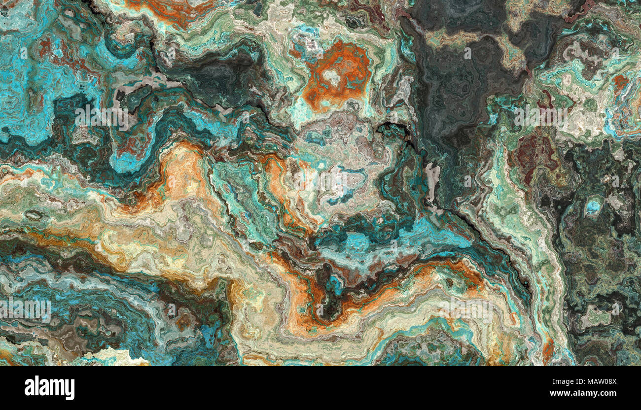 The tile of turquoise raw gemstone texture. Colorful background. 2d ...