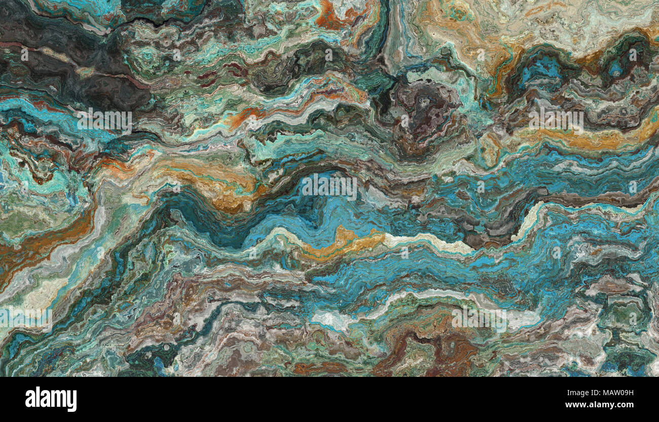 The tile of turquoise raw gemstone texture. Colorful background. 2d ...