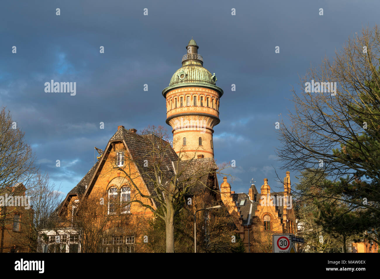 Biebricher Wasserturm, Wiesbaden, Hessen, Deutschland | Biebrich Water tower, Wiesbaden, Hesse ...