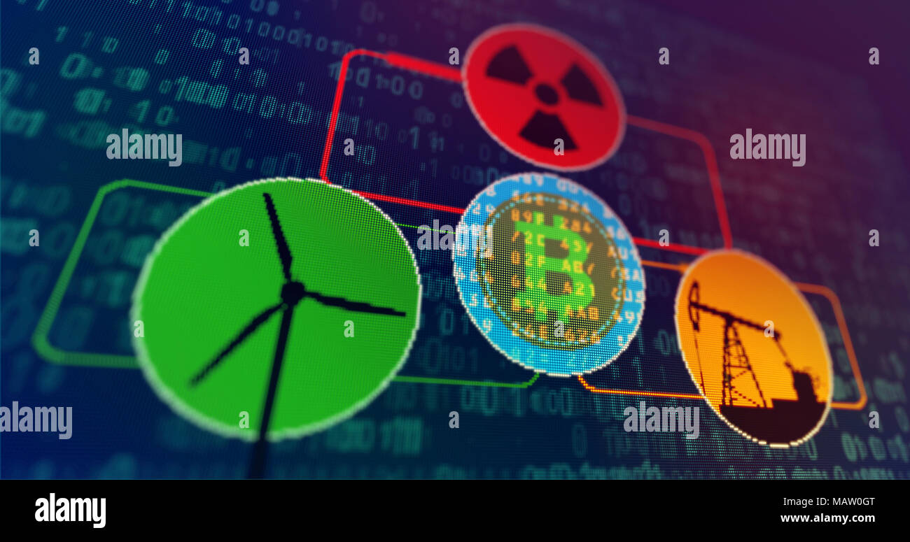 Cryptocurrency mining computer hi-res stock photography and images - Alamy