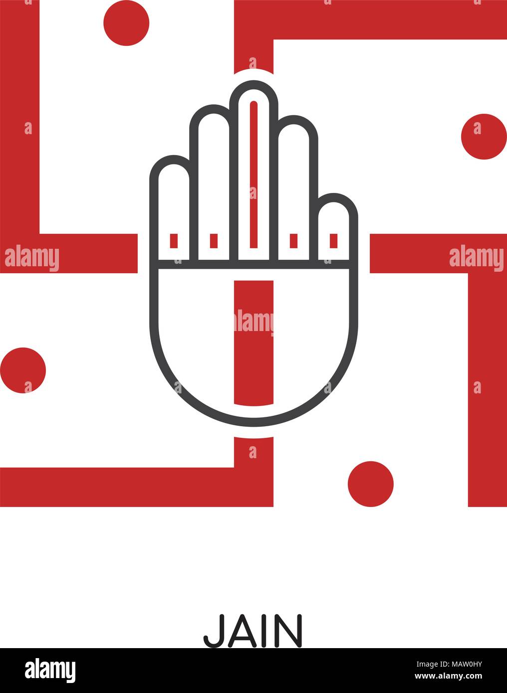 jain logo isolated on white background for your web, mobile and app ...