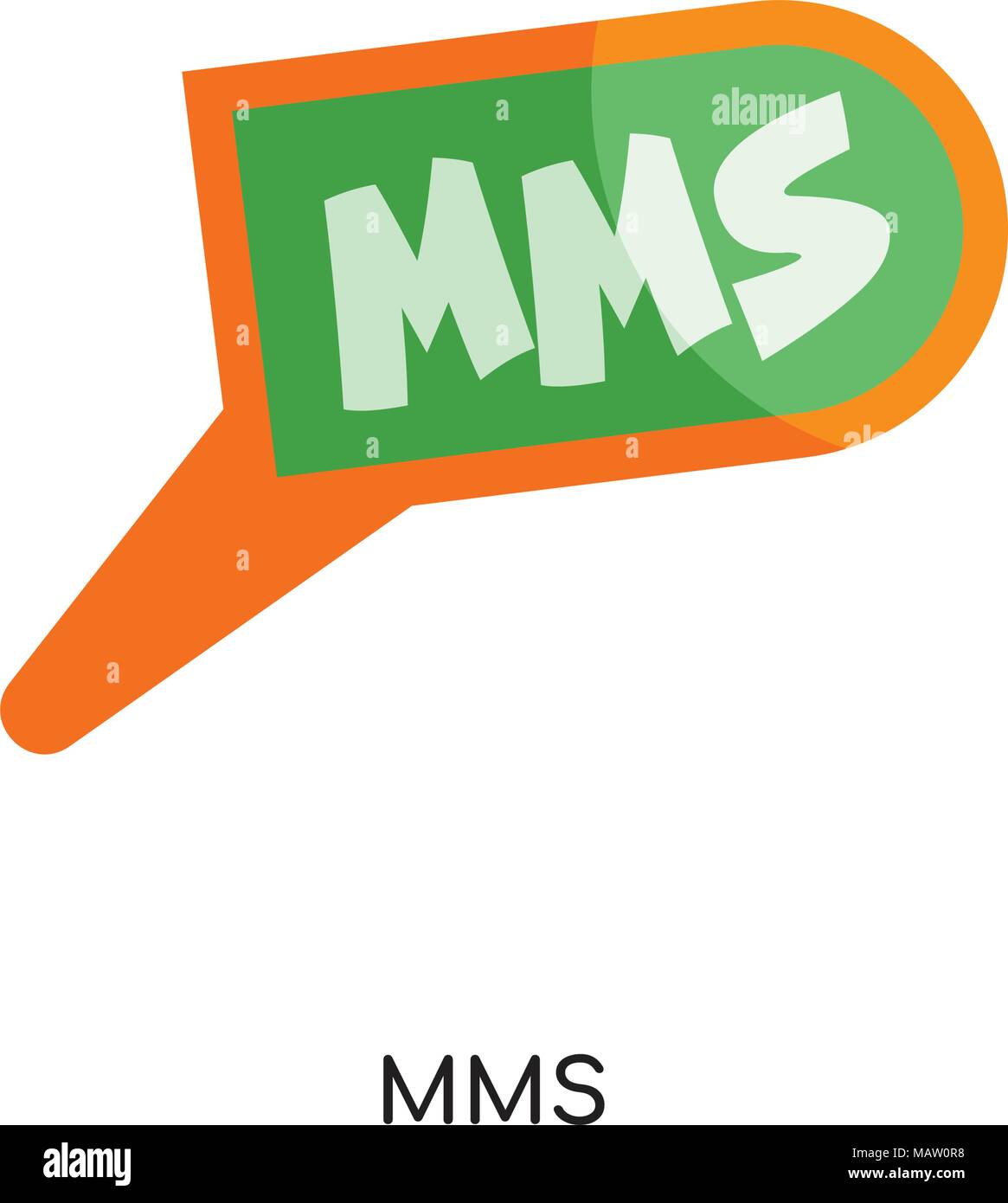 mms logo isolated on white background for your web, mobile and app ...