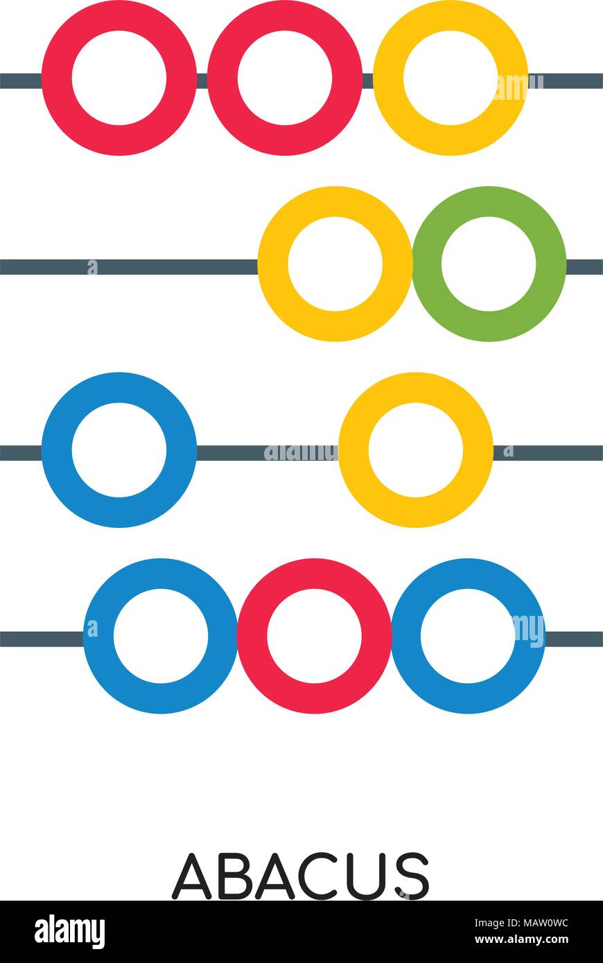 abacus logo isolated on white background for your web, mobile and app ...