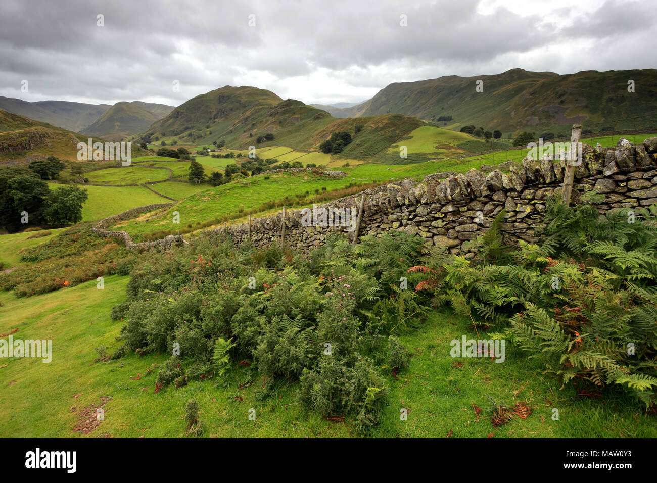 The Martindale valley, Lake District National Park, Cumbria County ...