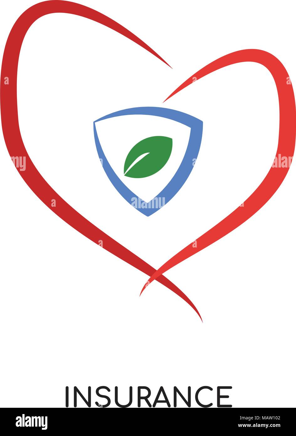 insurance logo image isolated on white background for your web, mobile ...