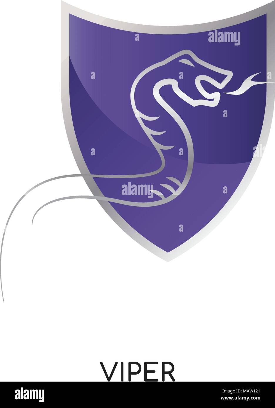 viper logo isolated on white background for your web, mobile and app ...