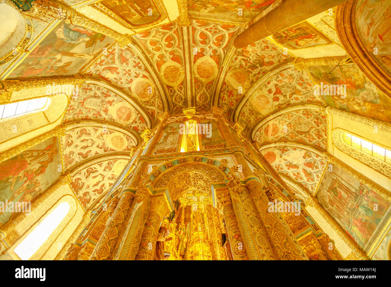 Tomar, Portugal - August 10, 2017: details of Charola inside Convent of ...