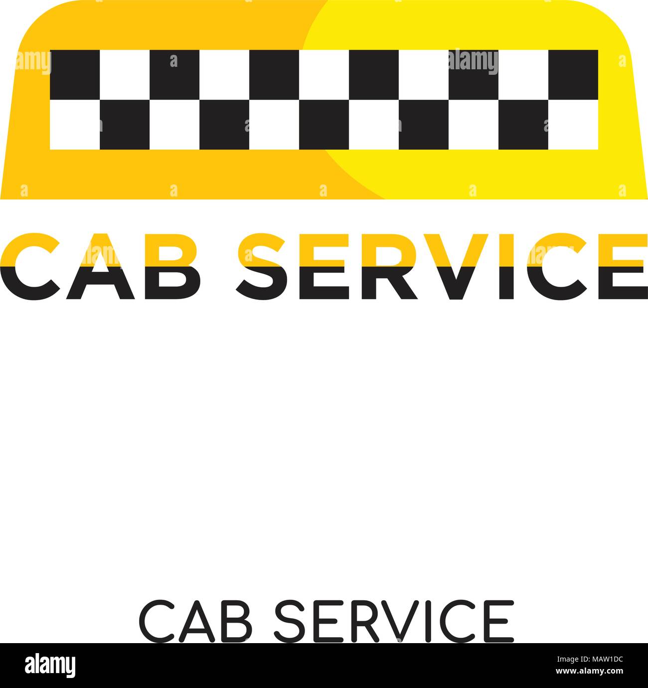 cab service logo isolated on white background for your web, mobile and ...