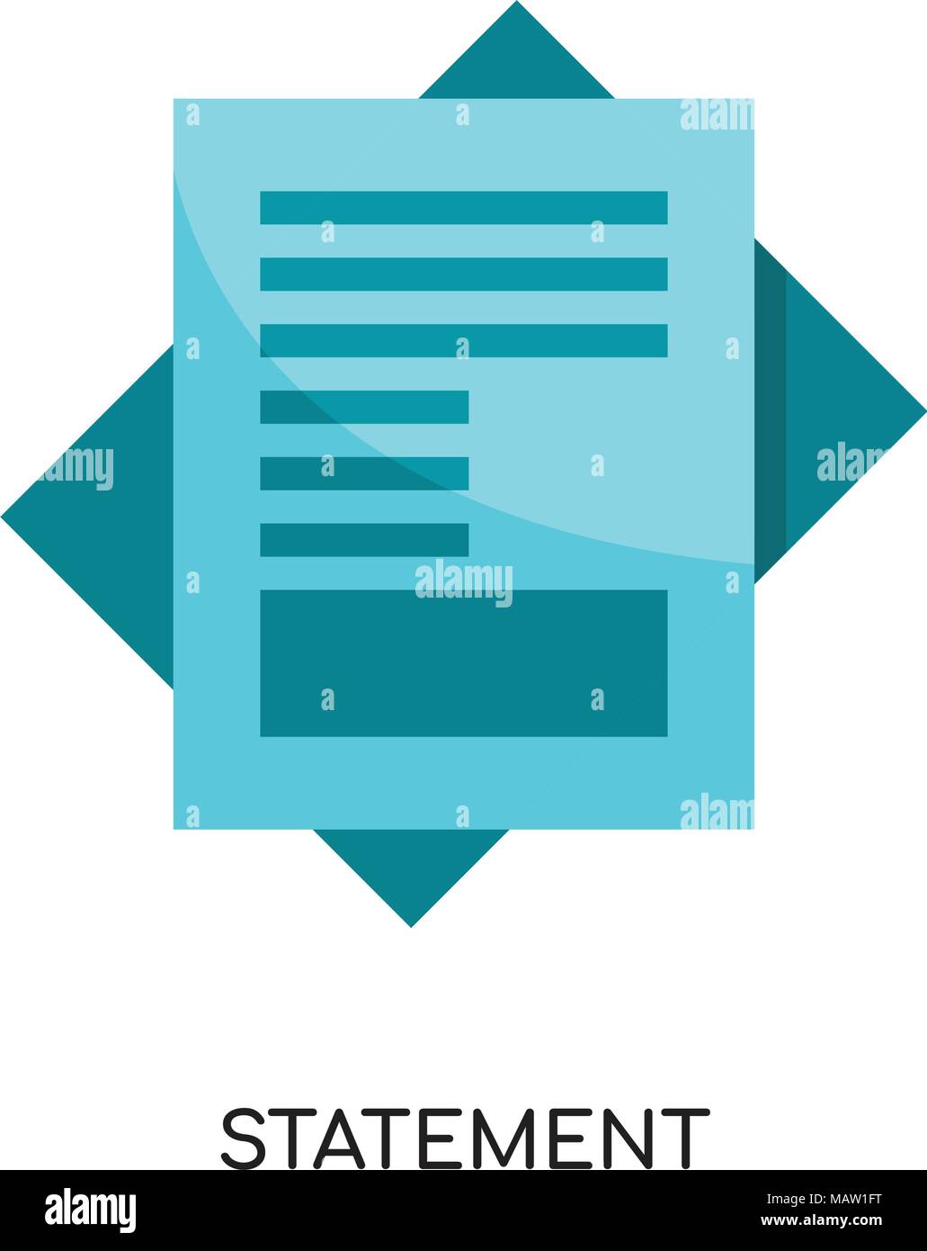 statement logo isolated on white background for your web, mobile and ...