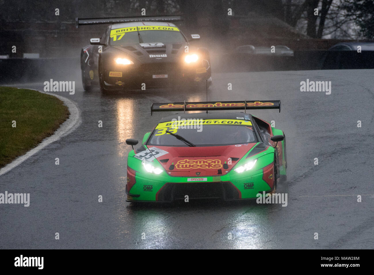 Number 33 Lamborghini Huracan GT3 driven by Jon Minshaw and Phil Keen ...