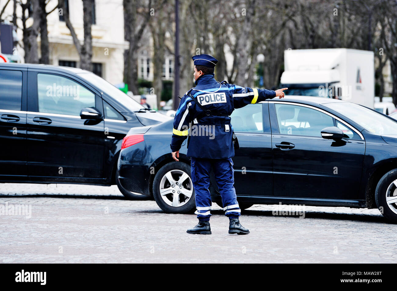 Female police officer france hi-res stock photography and images - Alamy