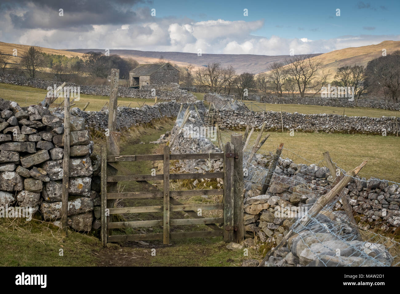 Litton in the Yorkshire Dales above Skipton Stock Photo - Alamy