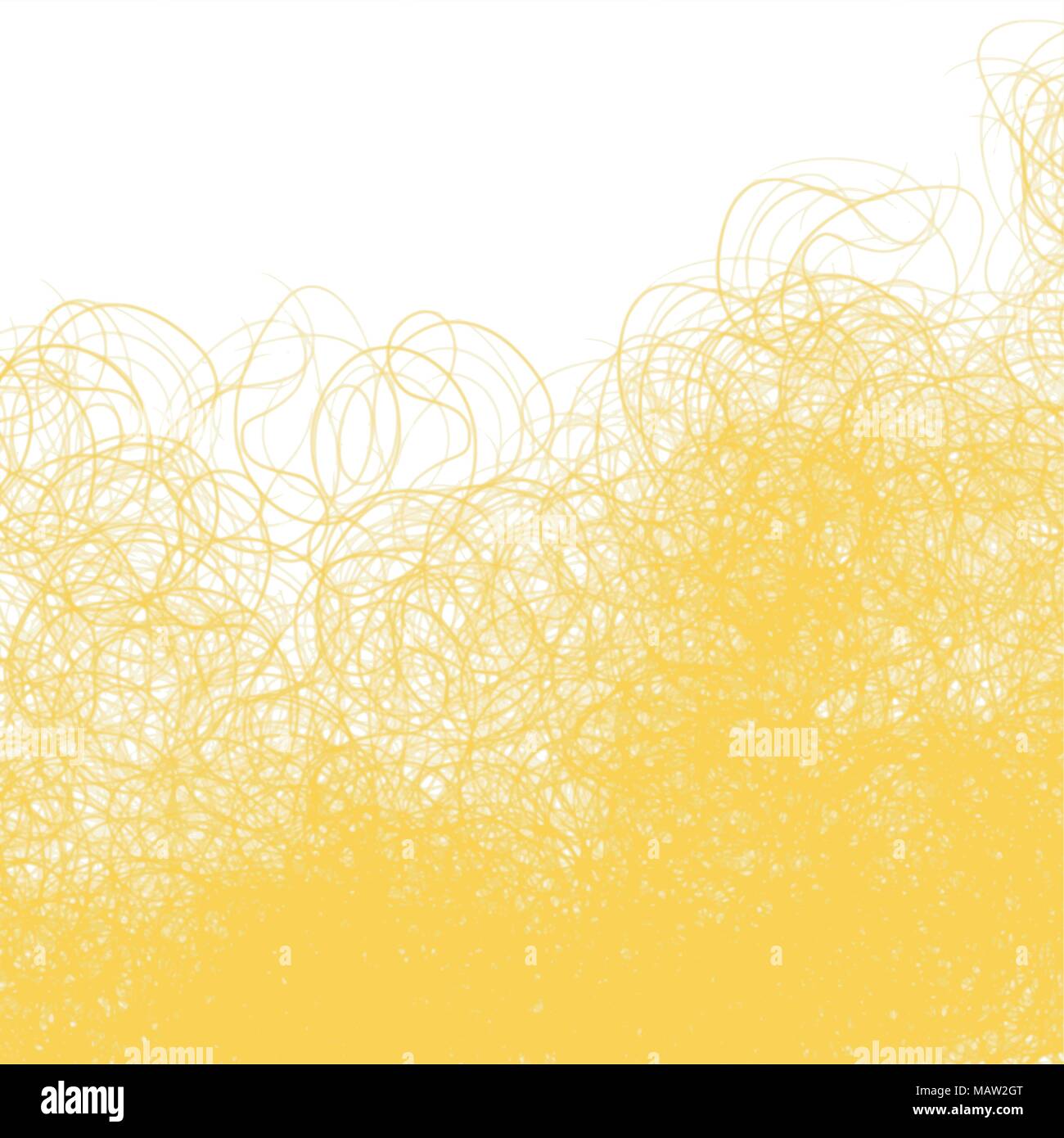 yellow watercolor scribble background pattern, vector illustration ...