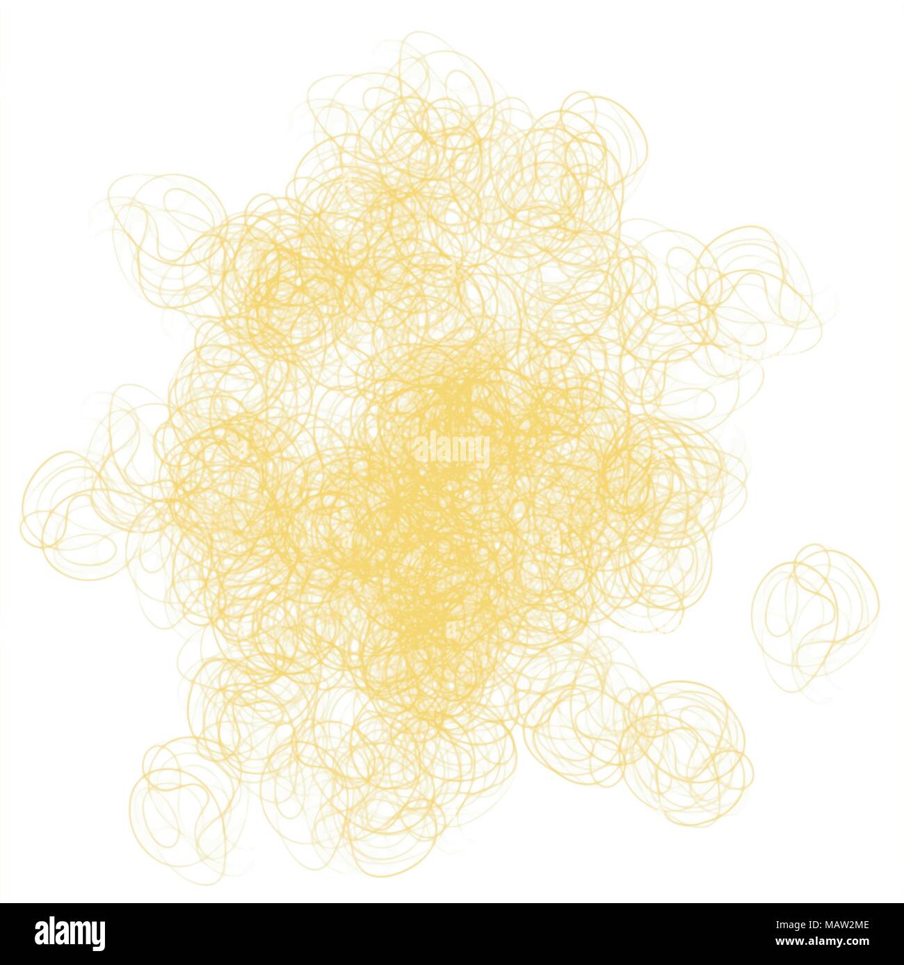 yellow watercolor scribble stain pattern, vector illustration Stock ...