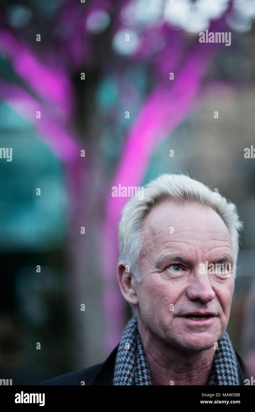 Sting at the VIP opening night of his musical 'The Last Ship' at ...