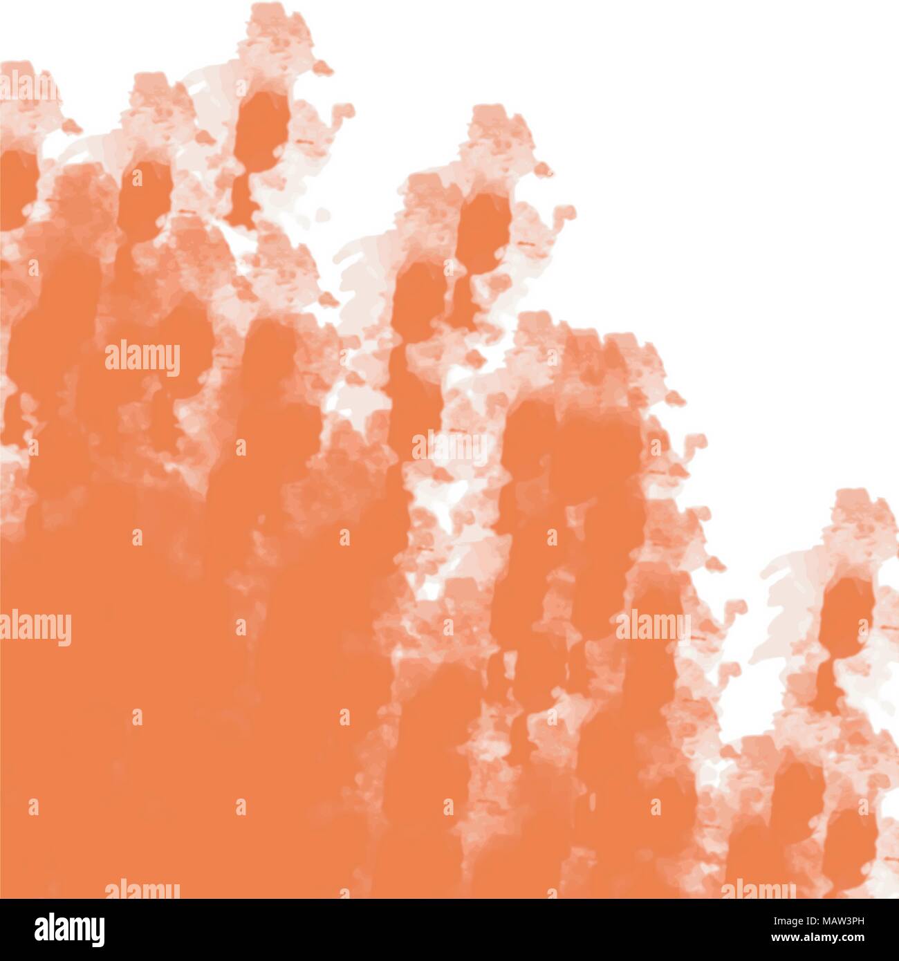 orange abstract watercolor background pattern, vector illustration ...