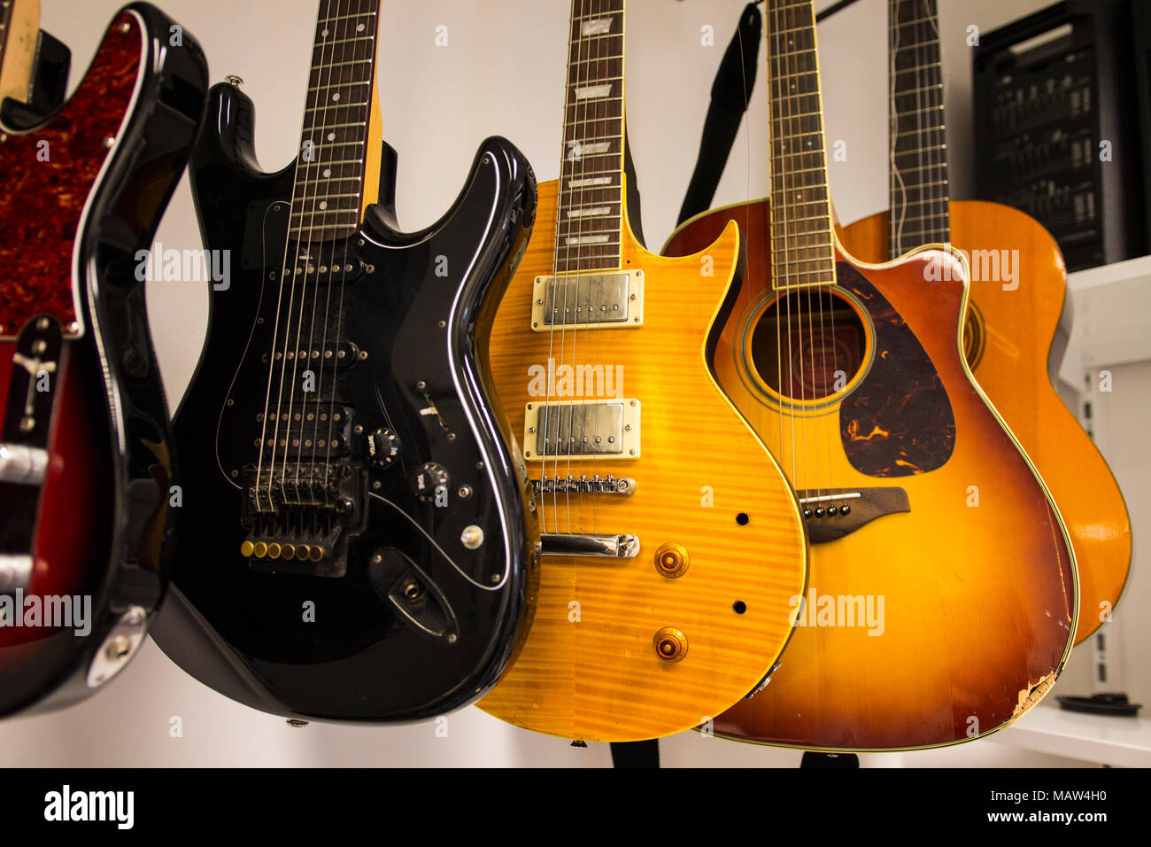 Music equipment in a school Stock Photo - Alamy