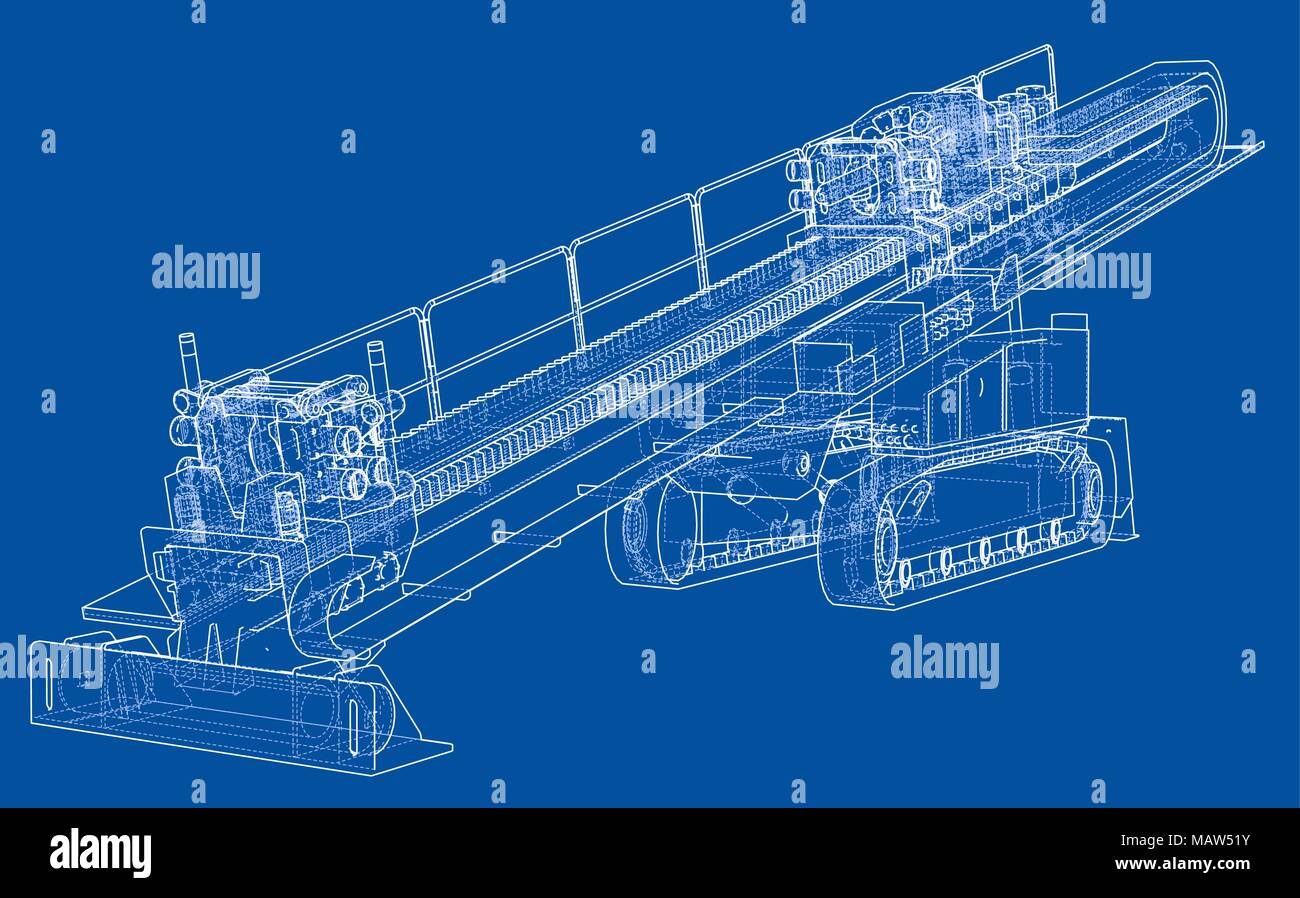 Directional drill Stock Vector Images - Alamy