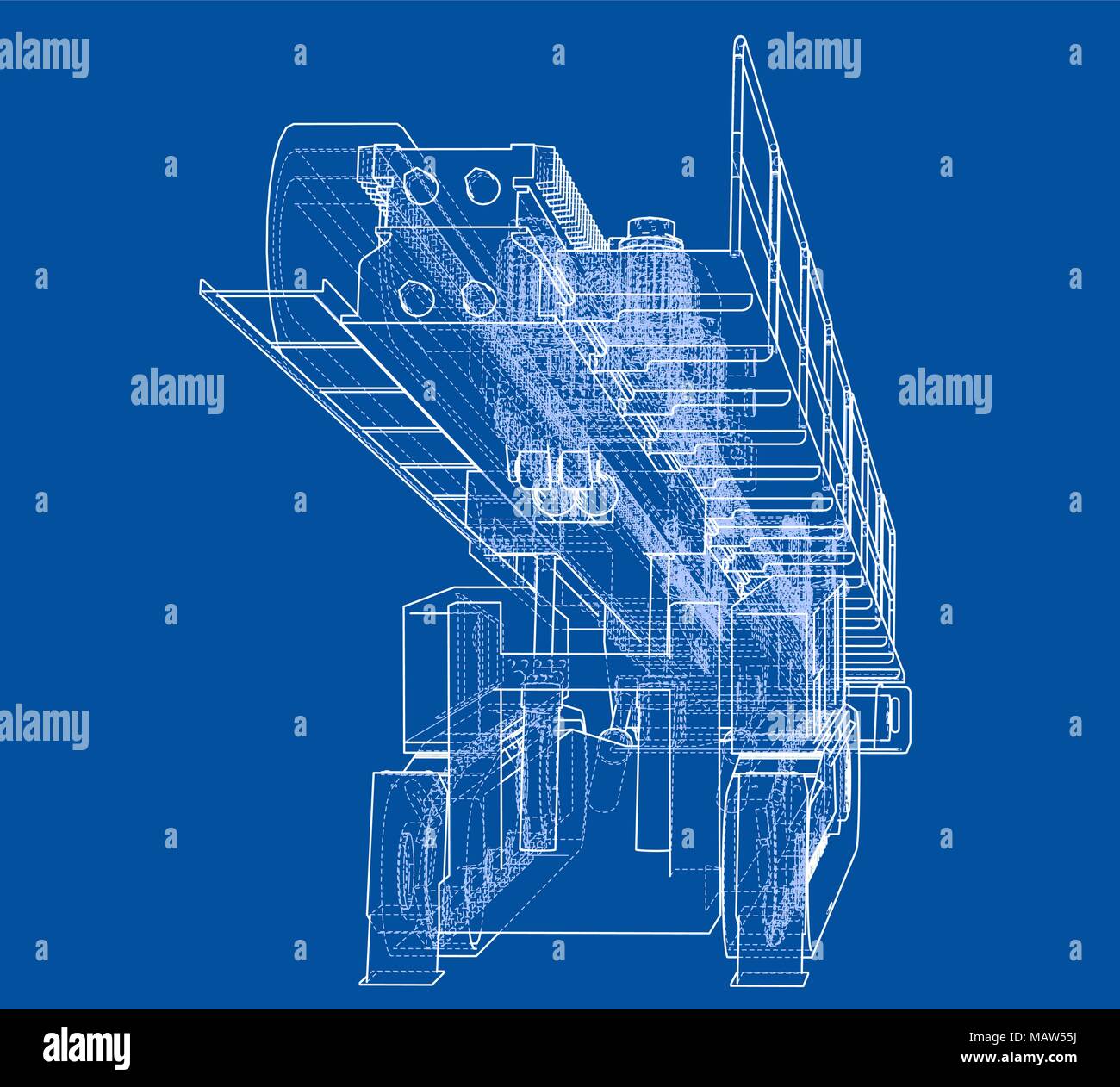 Horizontal directional drilling machine vector Stock Vector Image & Art ...