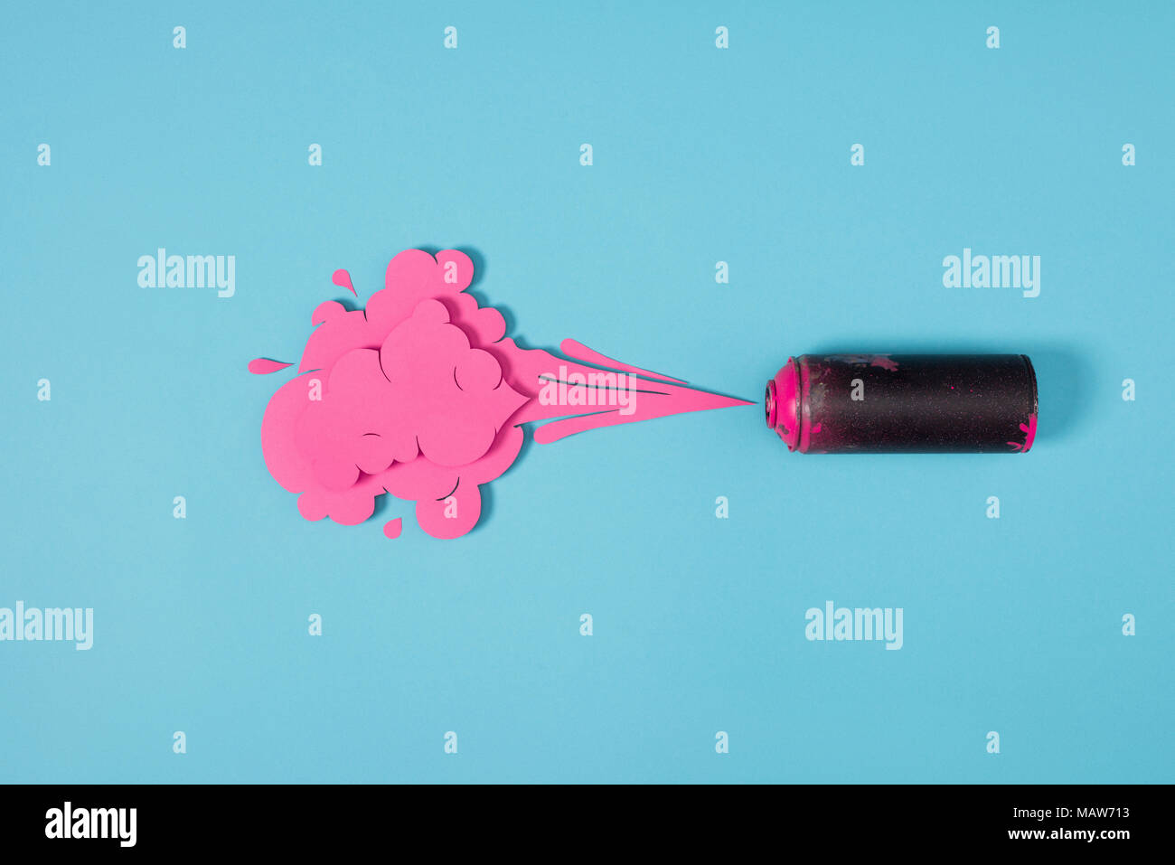 Blue and pink paint splashes hi-res stock photography and images - Alamy