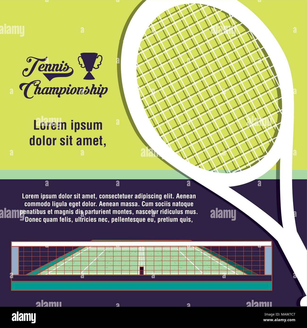Tennis court courts Stock Vector Images - Alamy