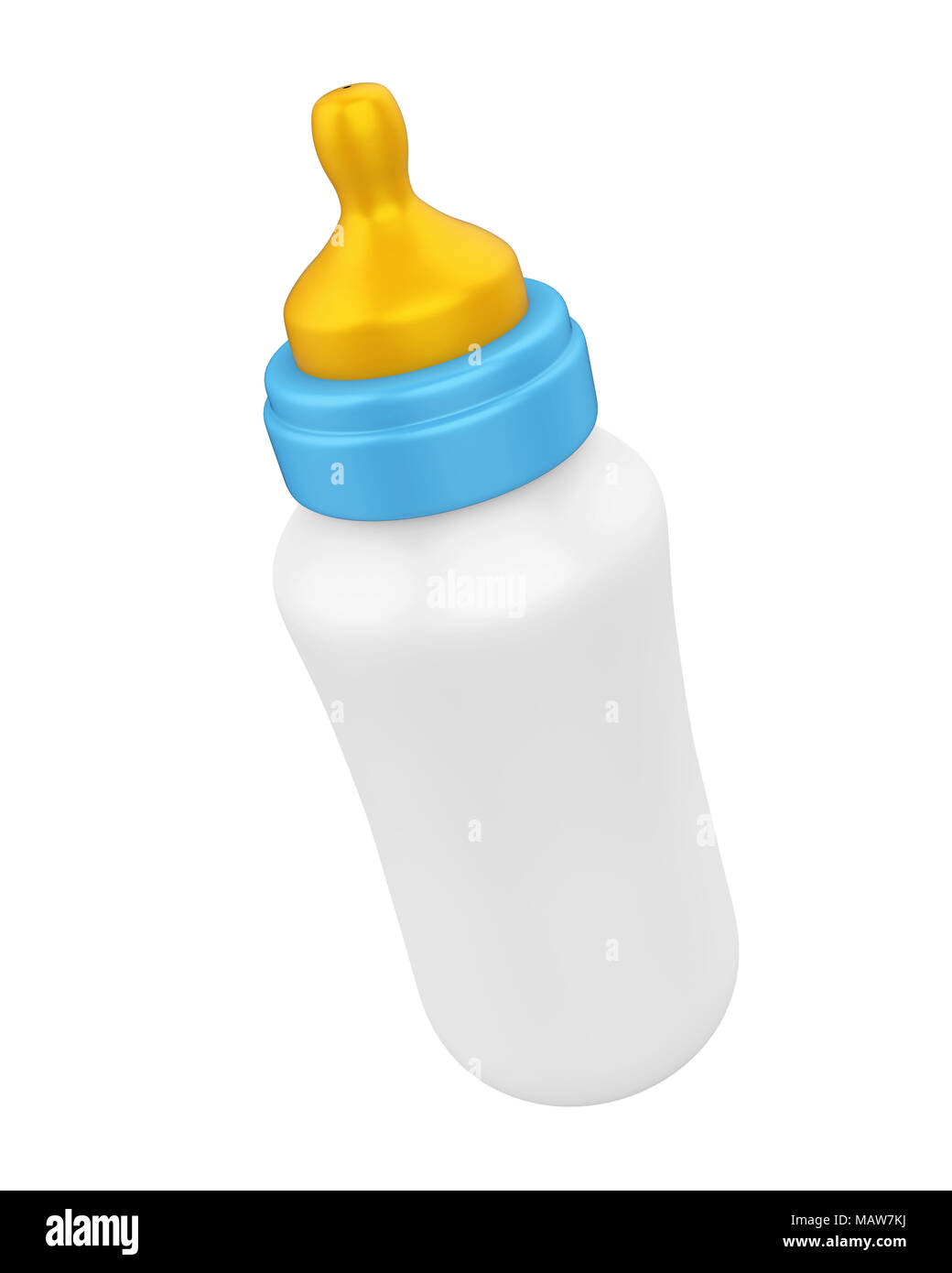 Baby Bottle Isolated Stock Photo - Alamy
