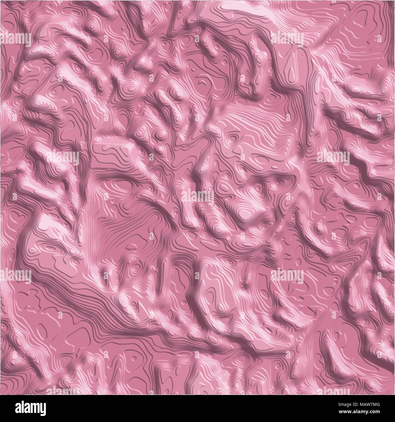 pink 3D wave structure background pattern, vector illustration Stock ...