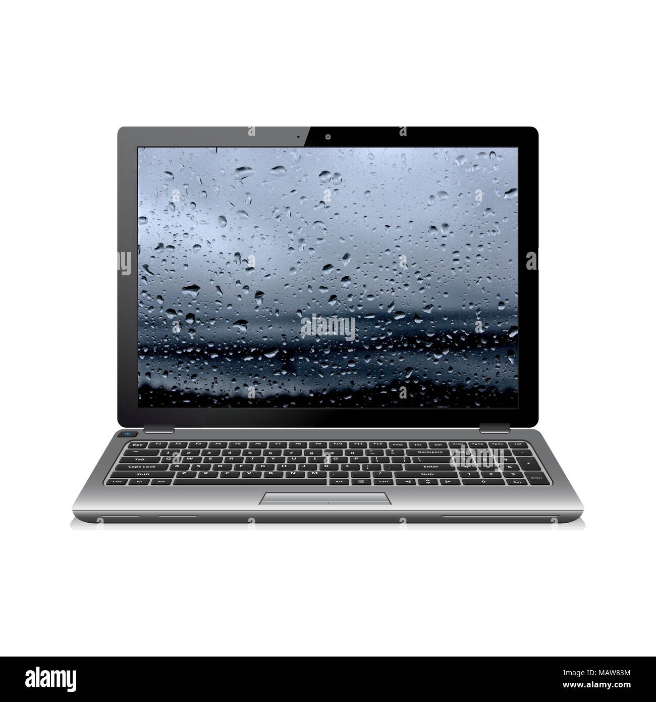Reflection rain laptop hi-res stock photography and images - Alamy