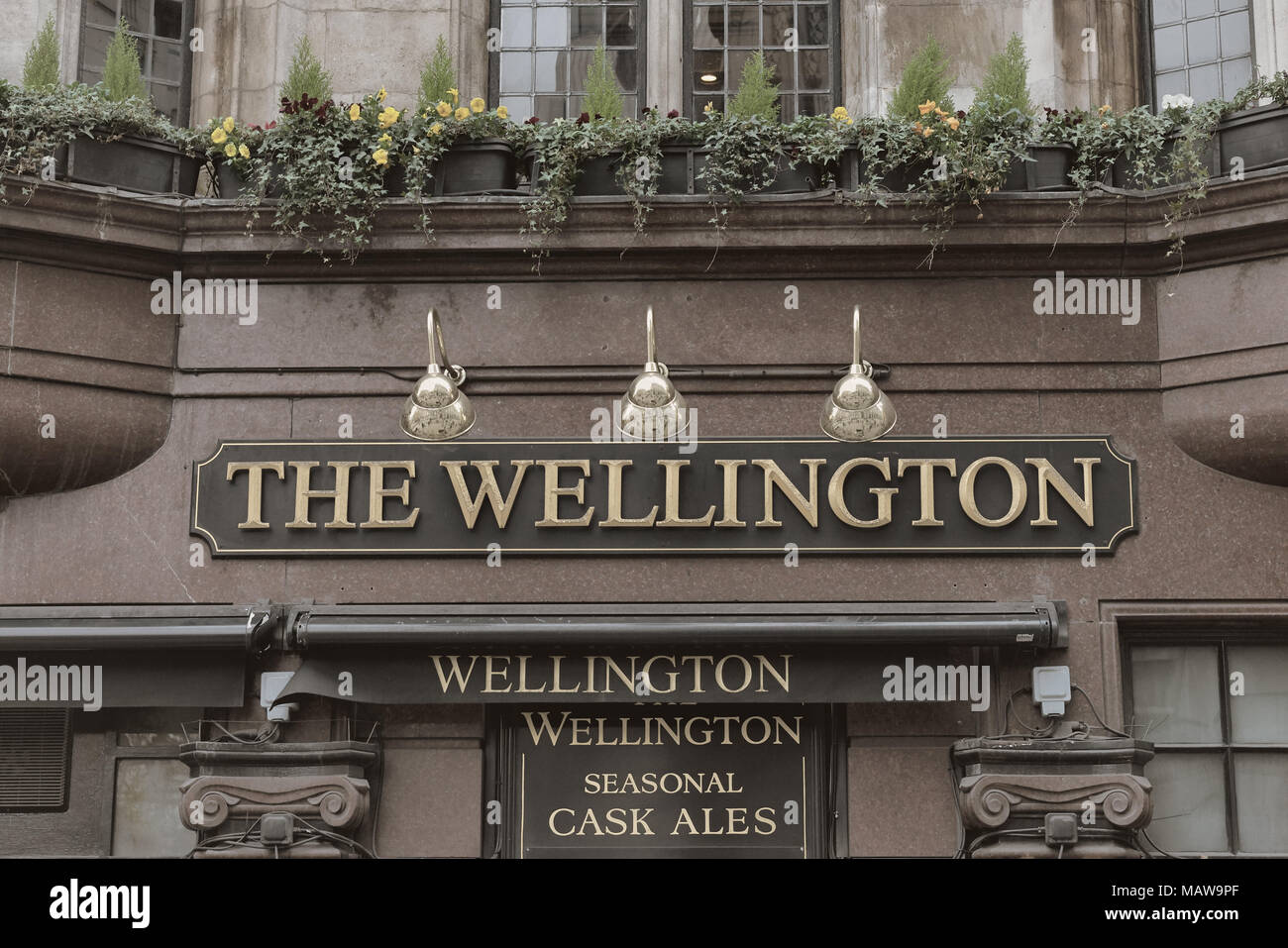 The Duke of Wellington Pub, London Stock Photo - Alamy
