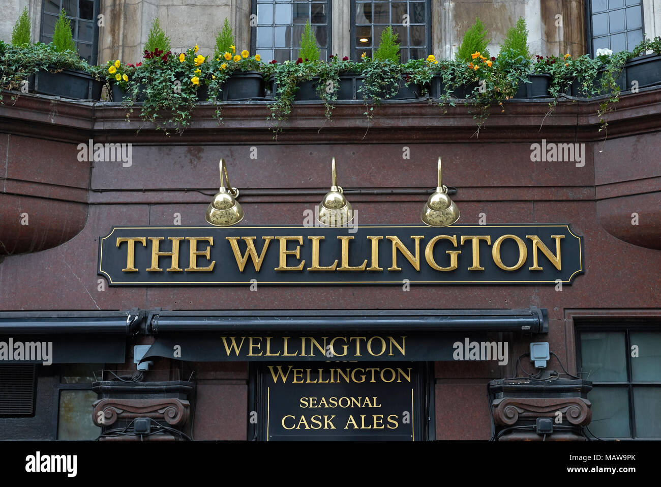 The Duke of Wellington Pub, London Stock Photo - Alamy