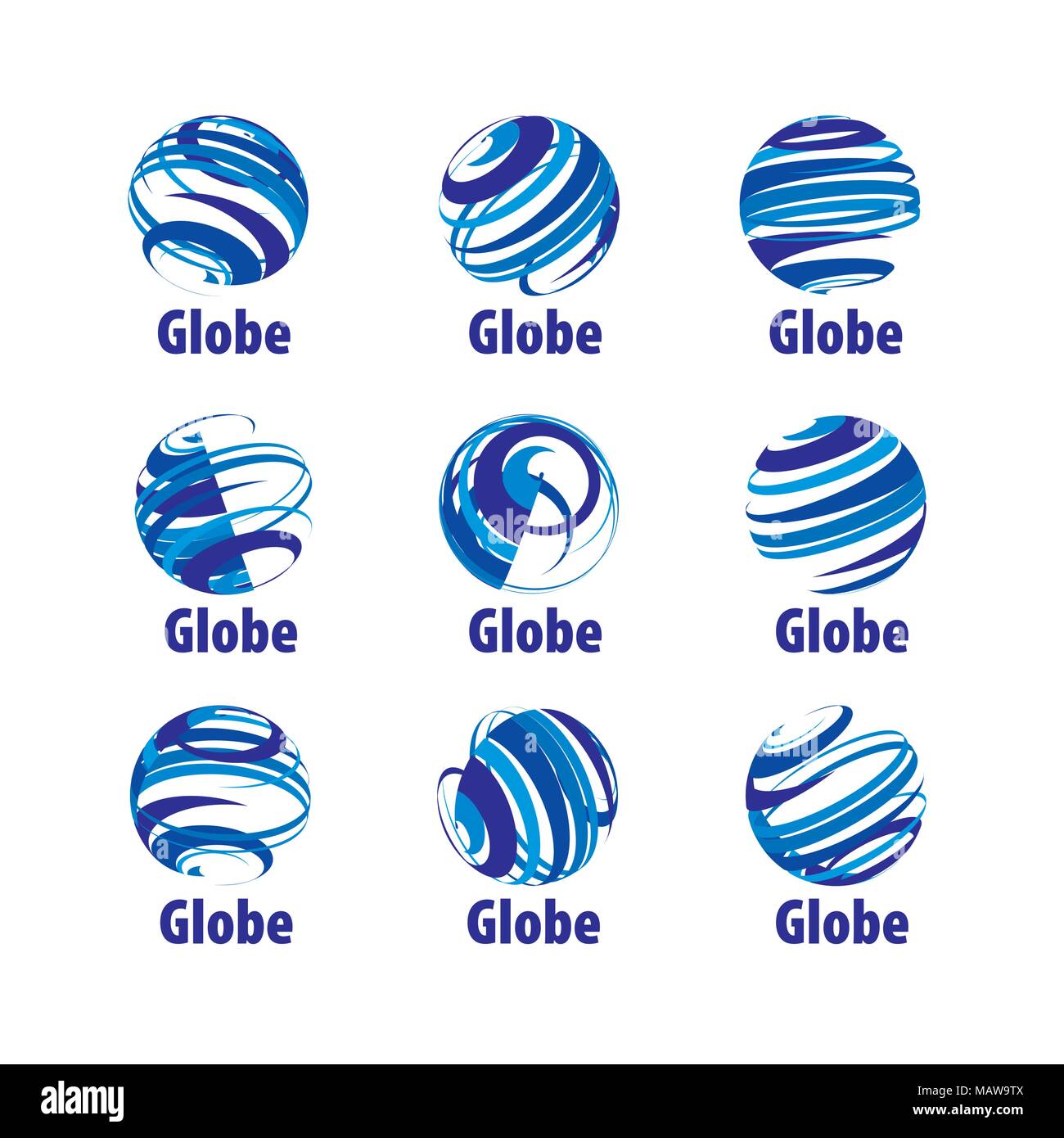 vector logo globe Stock Vector Image & Art - Alamy