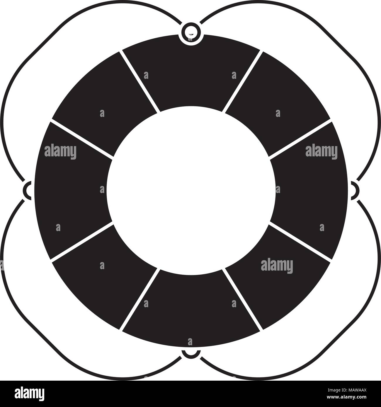 pool float icon over white background, vector illustration Stock Vector ...