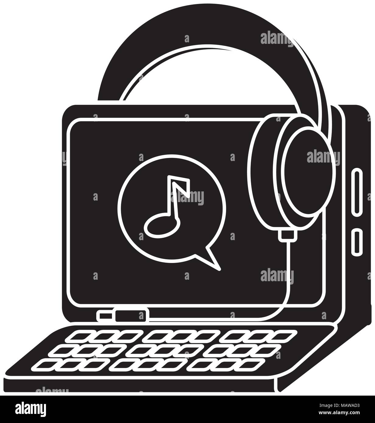 Headphones Symbol Computer