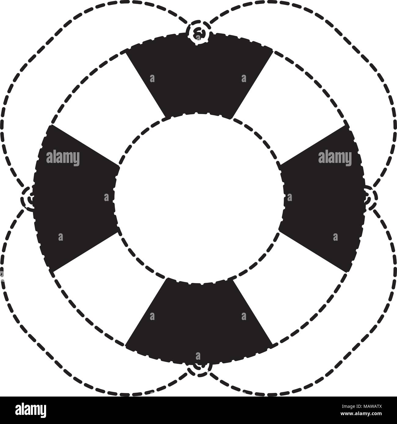 pool float icon over white background, vector illustration Stock Vector ...