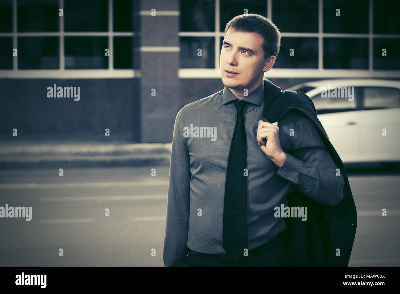 Cool man walking city hi-res stock photography and images - Alamy