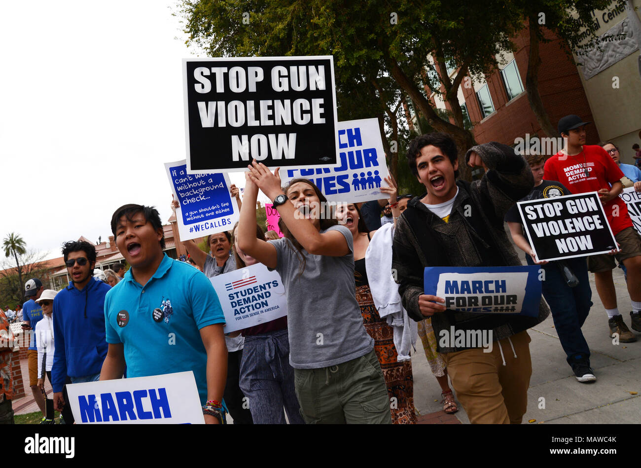 Usa gun control protest hi-res stock photography and images - Alamy