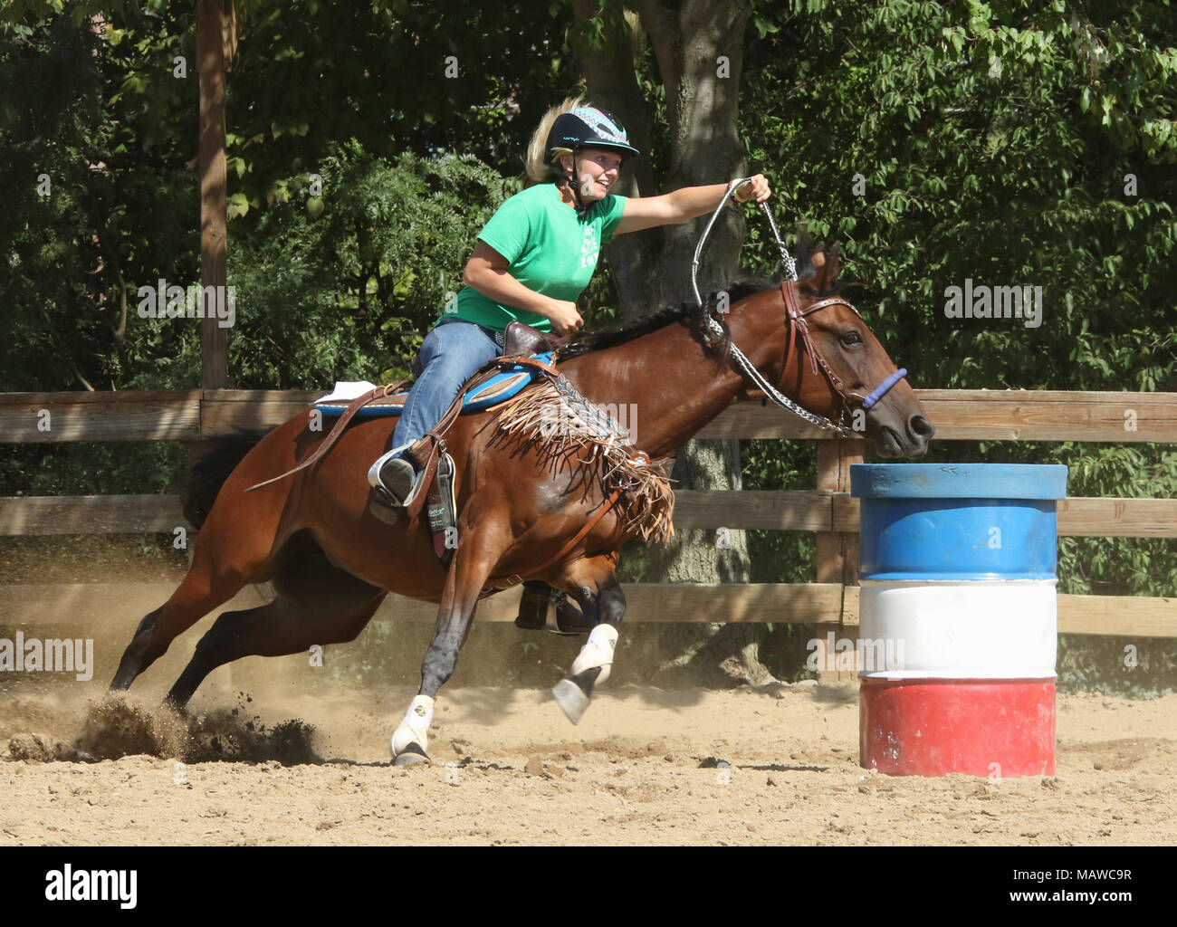 Barrel race hi-res stock photography and images - Alamy