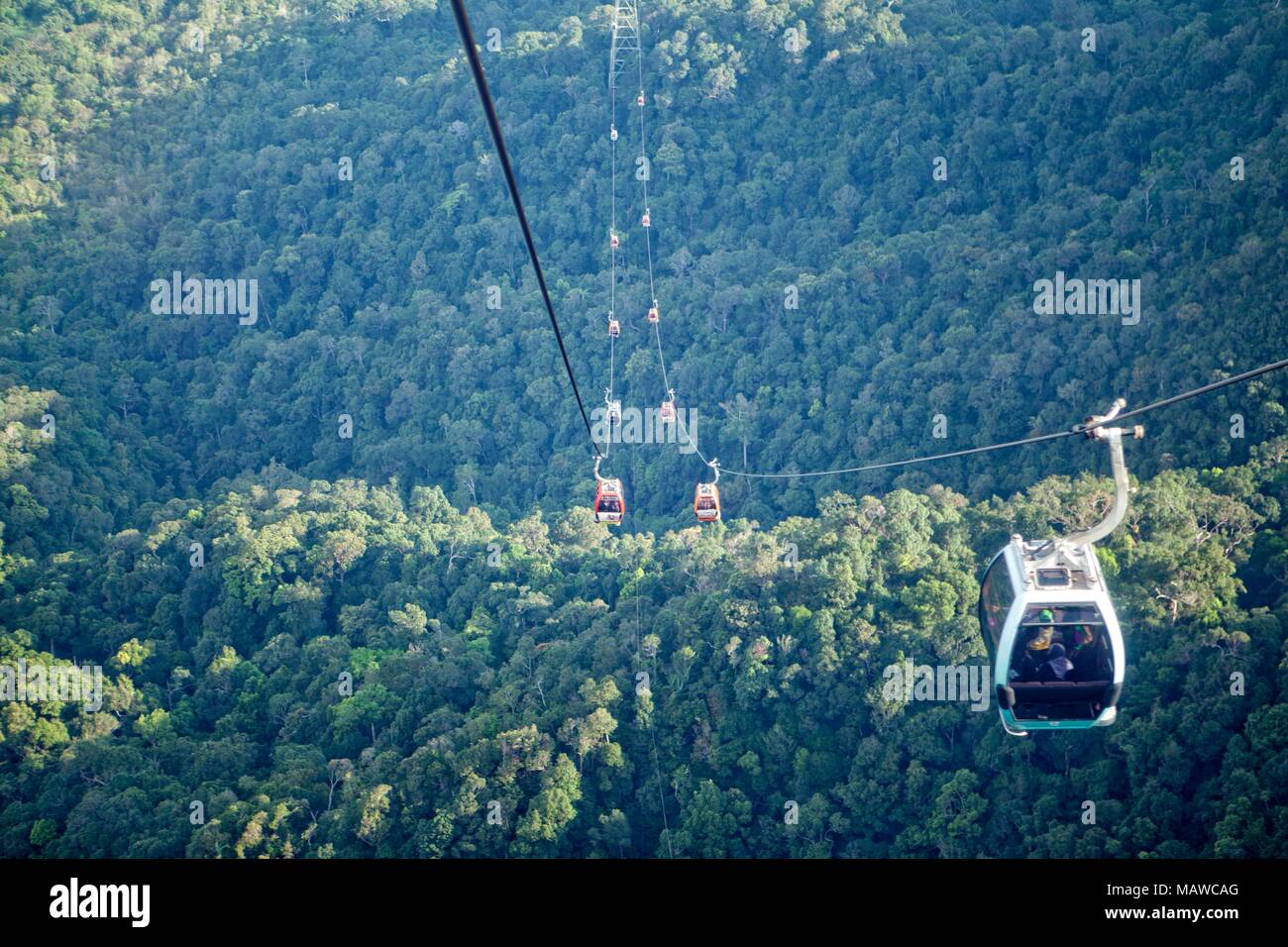 Langkawi cable car is the steepest cable car ride on earth and takes ...