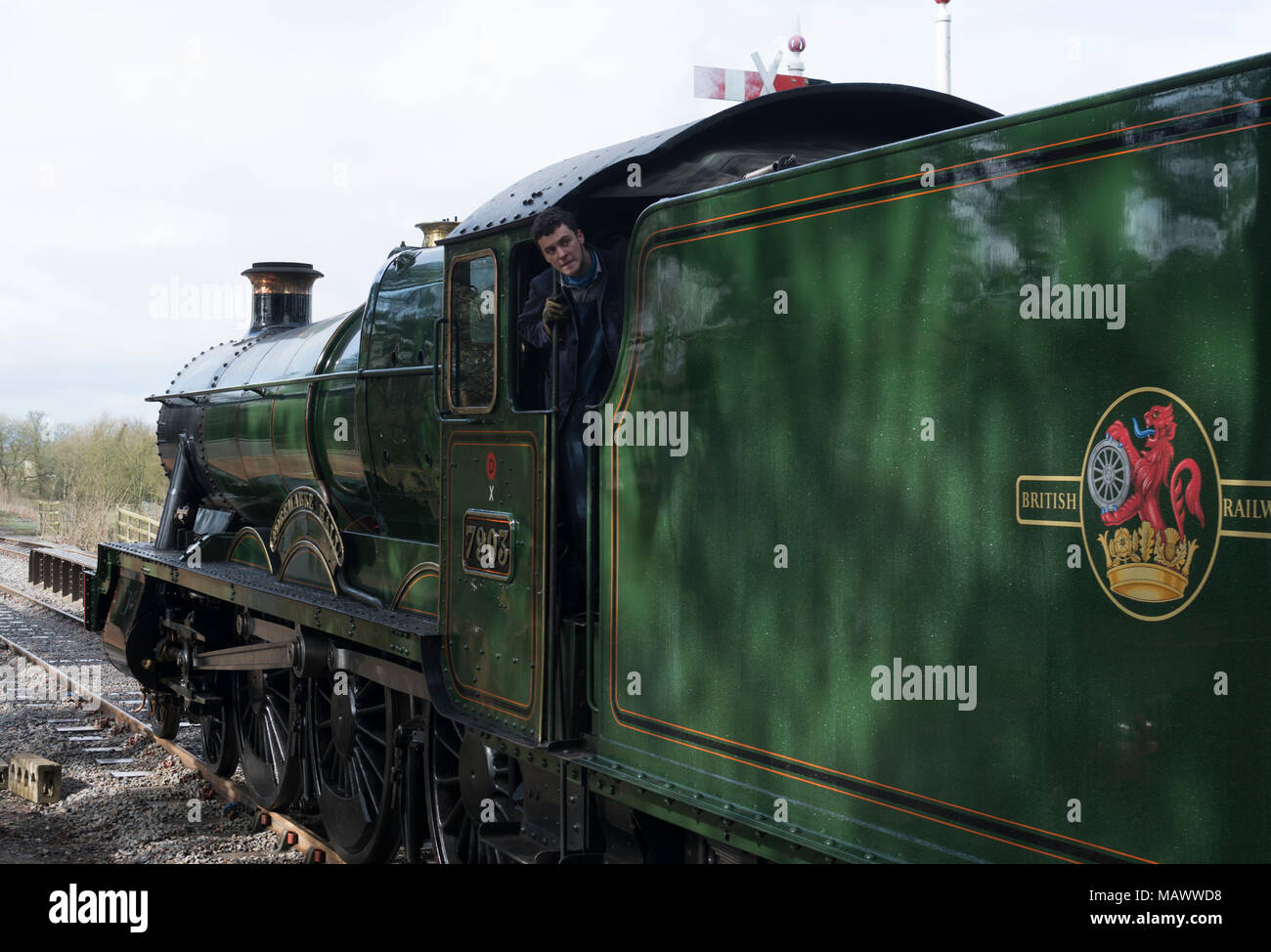 Hall class locomotive hi-res stock photography and images - Alamy
