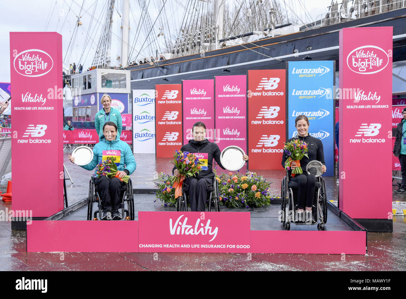 Vitality UK Big Half - Start and Finish Featuring: Manuela Schär ...
