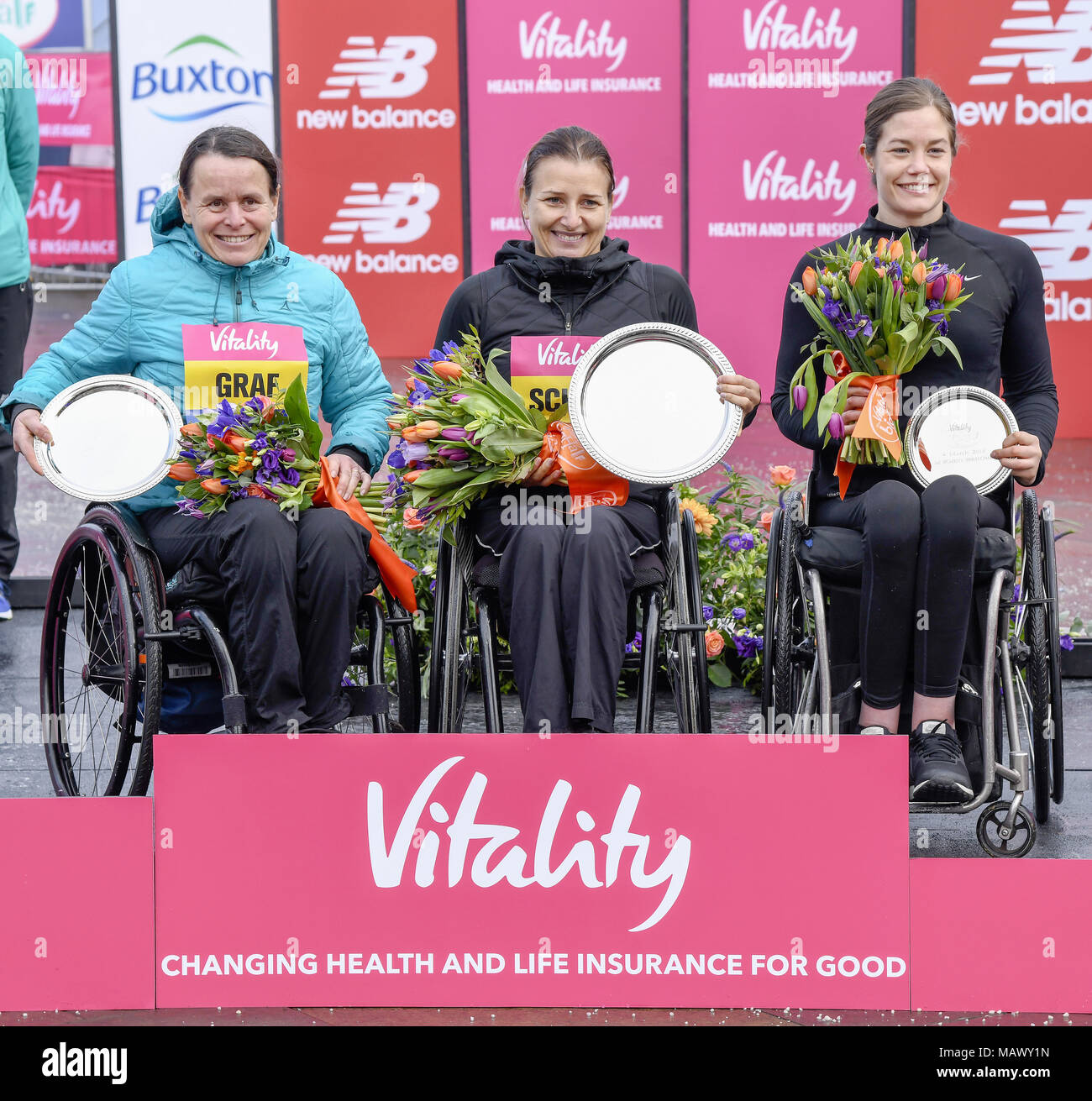 Vitality UK Big Half - Start and Finish Featuring: Manuela Schär ...