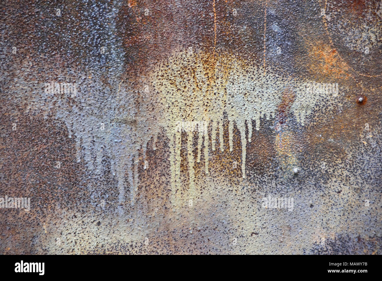 Rusted metal texture or rusty metal plate. Old metal background or ...