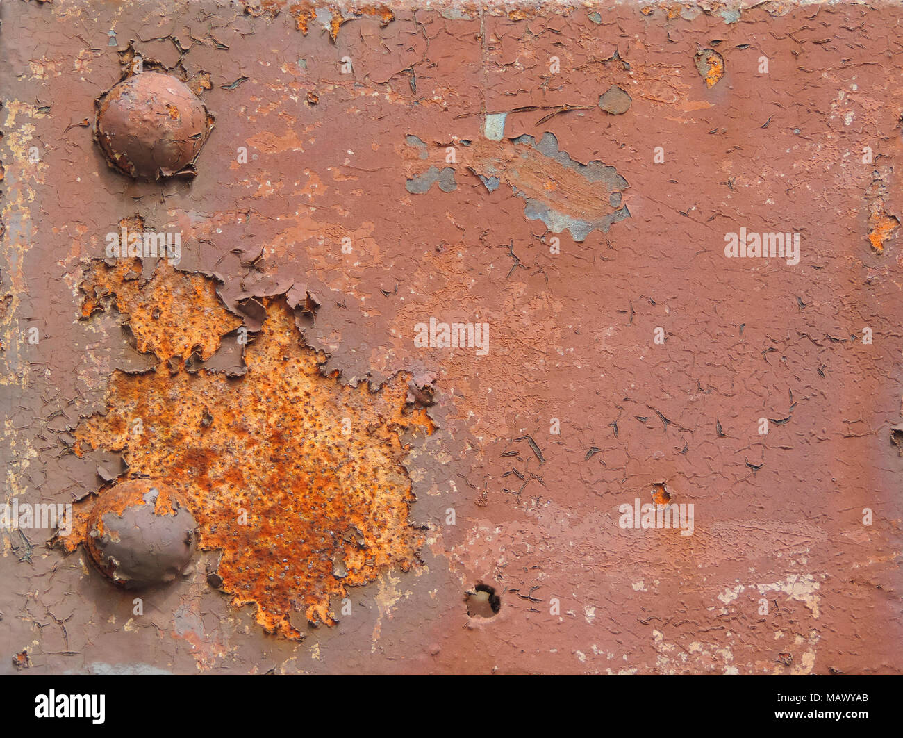Rusted metal texture or rusty metal plate. Old metal background or ...