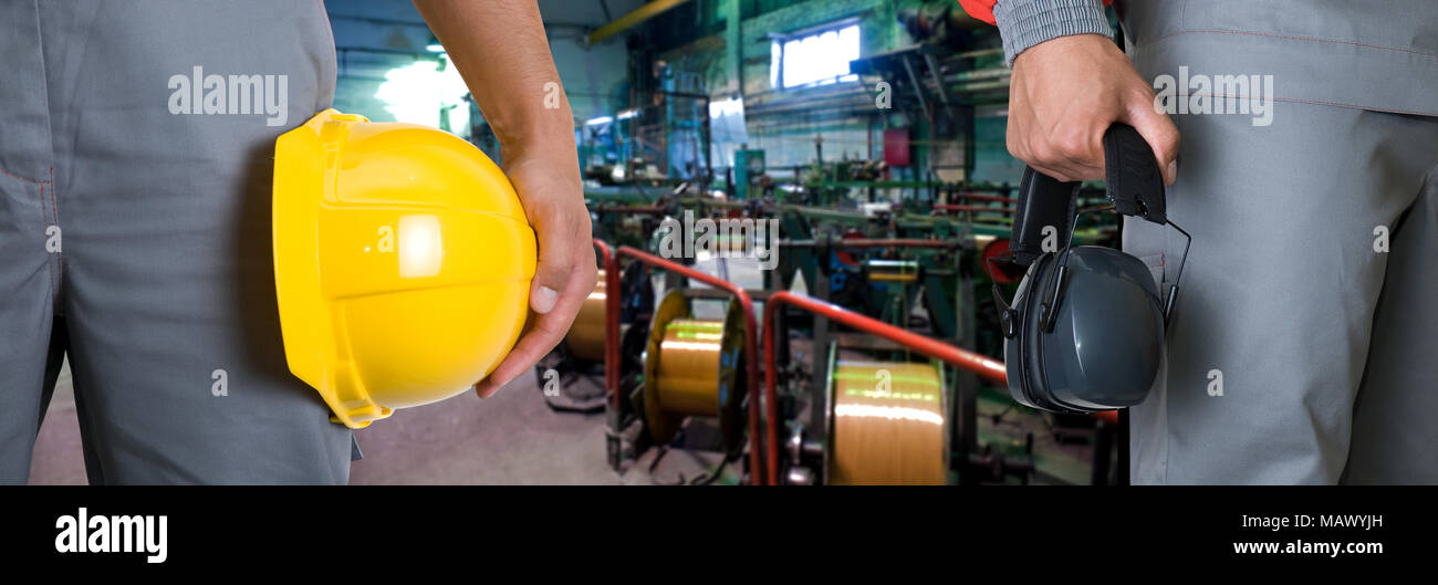 workers in manufacturing plant Stock Photo - Alamy