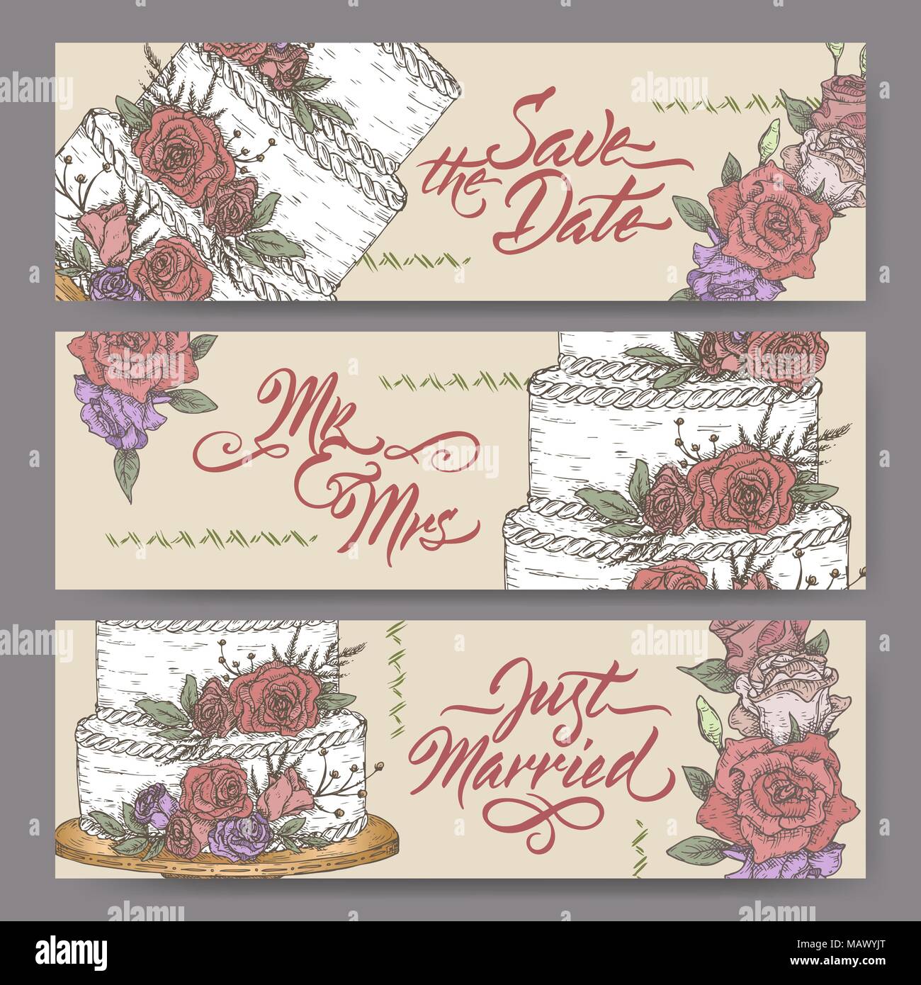 Gorgeous cake Stock Vector Images - Alamy