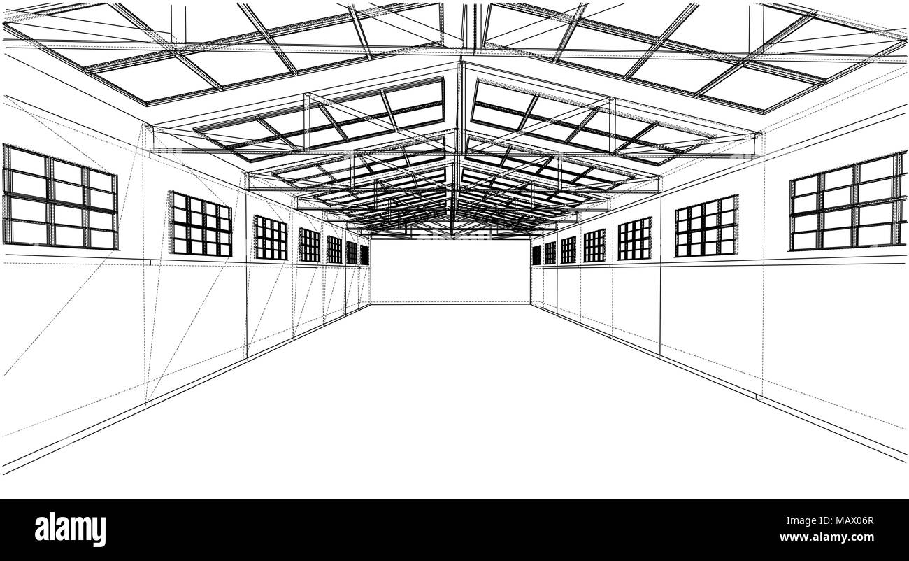Architectural drawing 3d warehouse hi-res stock photography and images ...