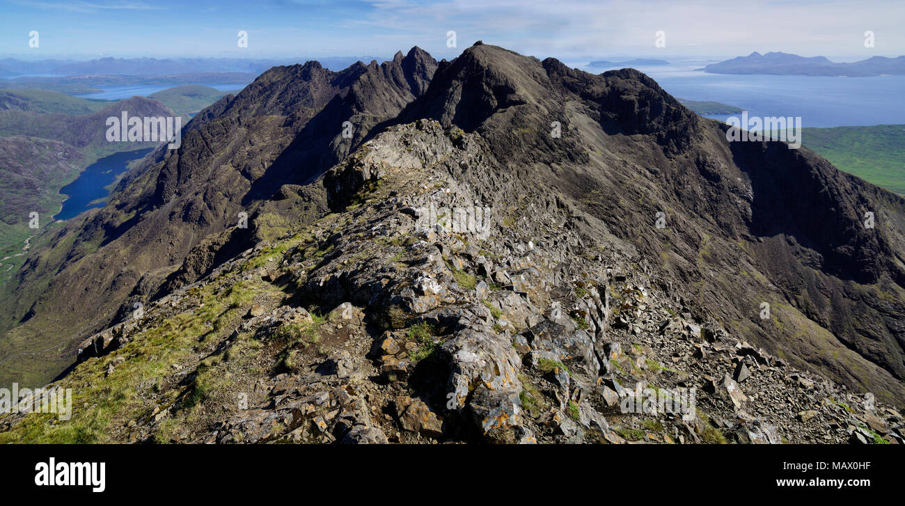 The Cuillin Ridge Stock Photo - Alamy