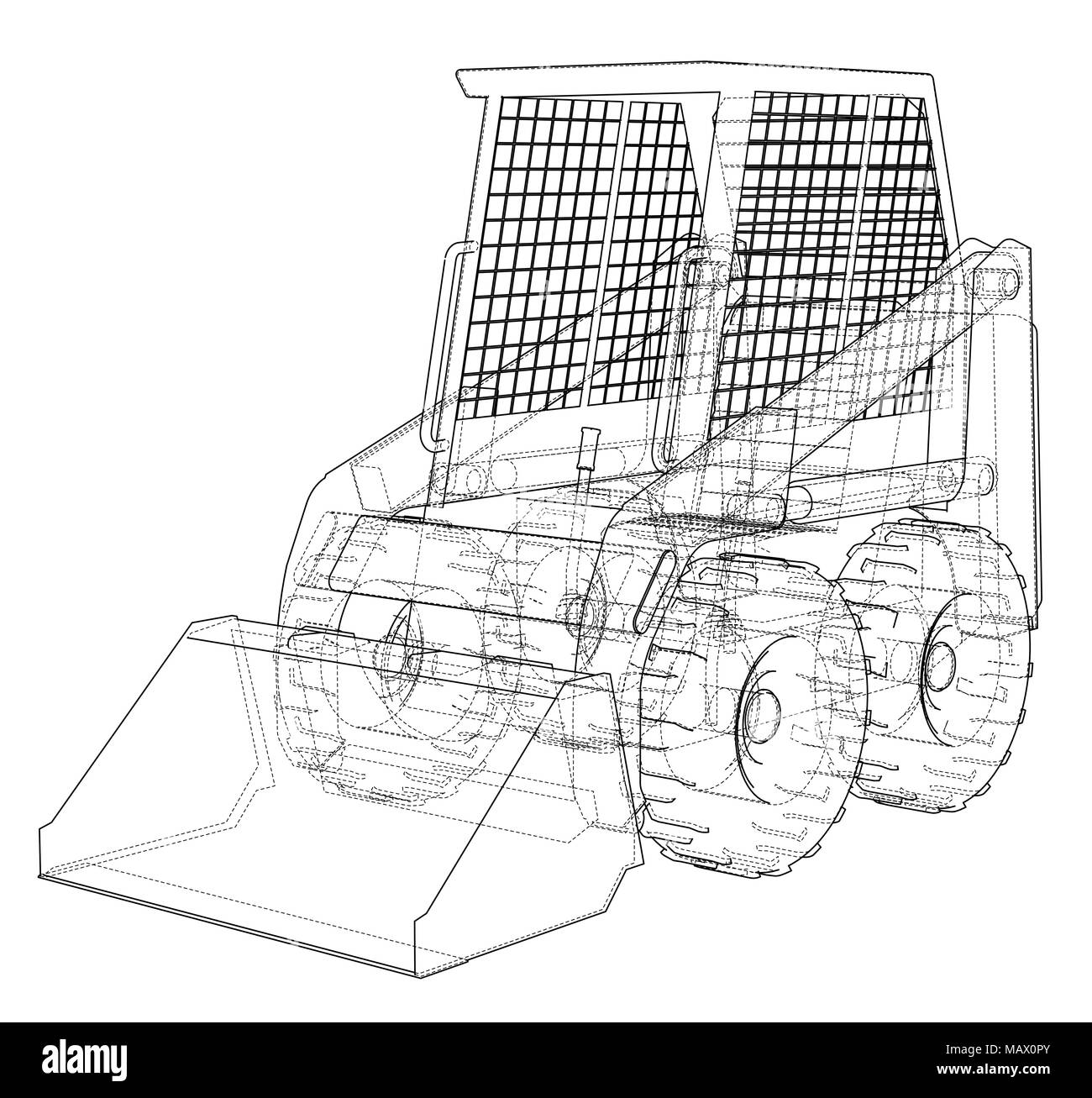 Small loader Black and White Stock Photos & Images - Alamy