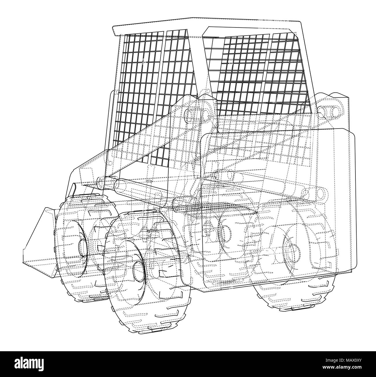 Mini loader Black and White Stock Photos & Images - Alamy