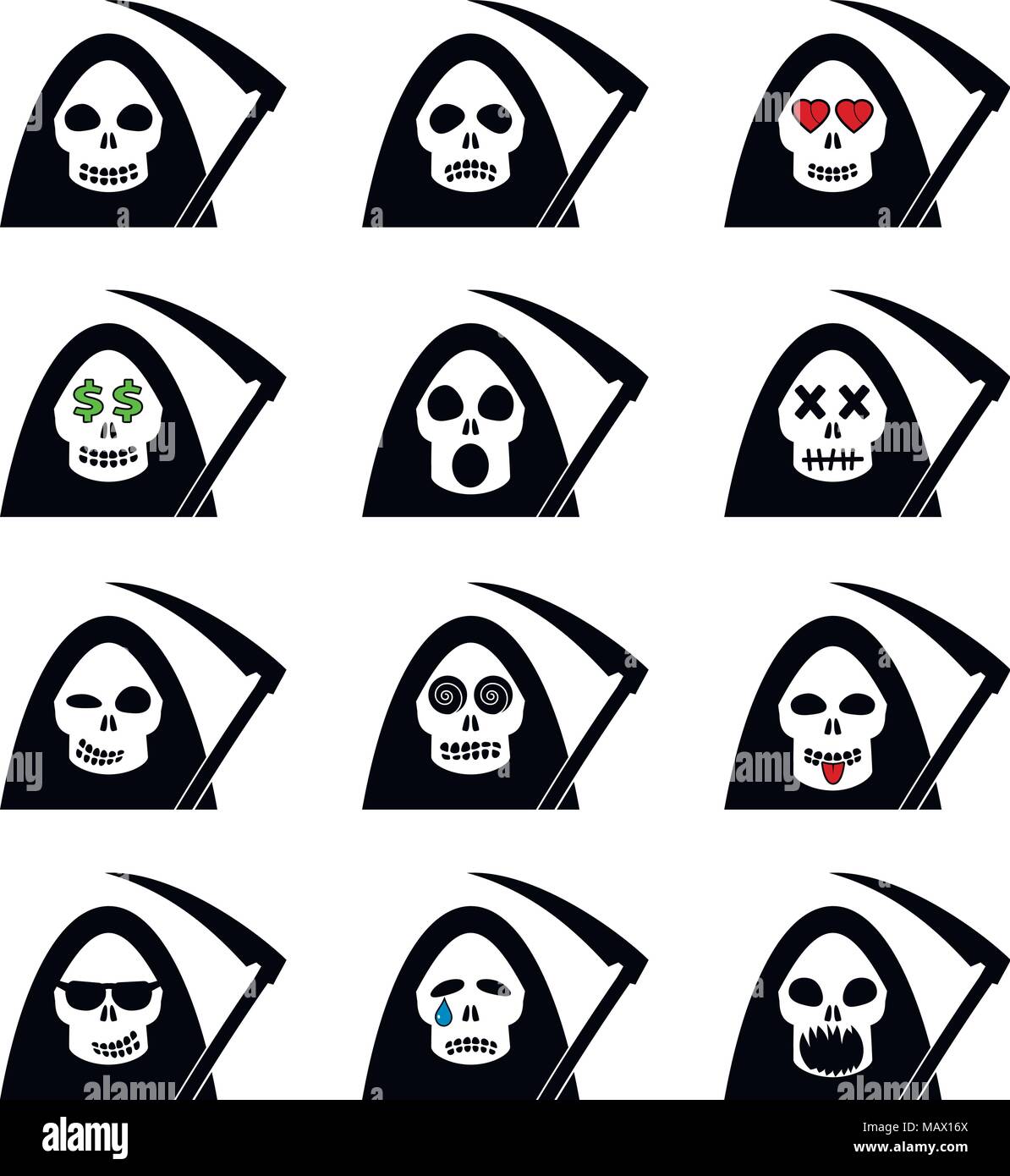 Smile mouth set Stock Vector Images - Alamy